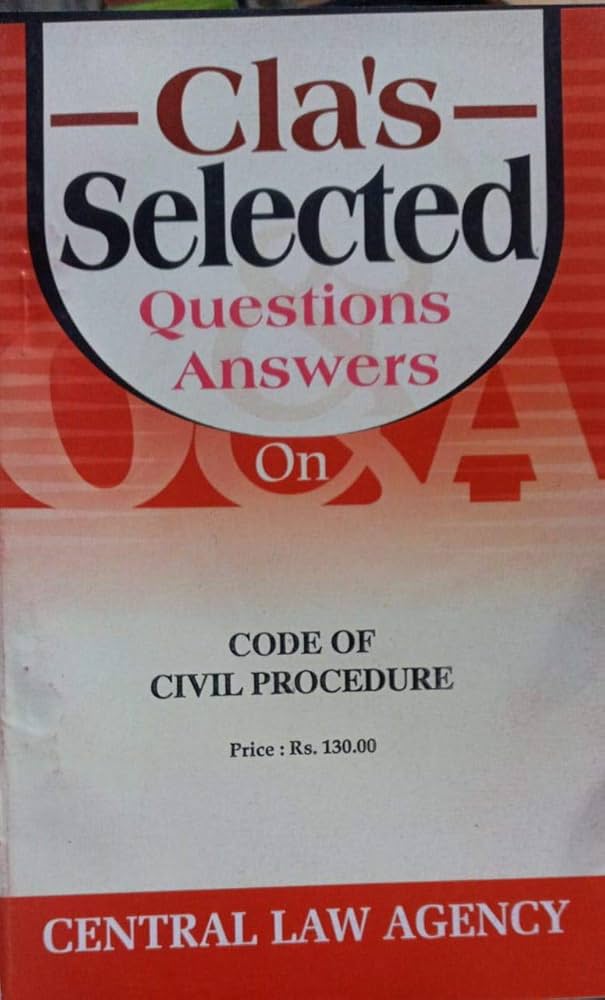 CLA's Civil Procedure Code & Limitation (Question & Answers) (English)